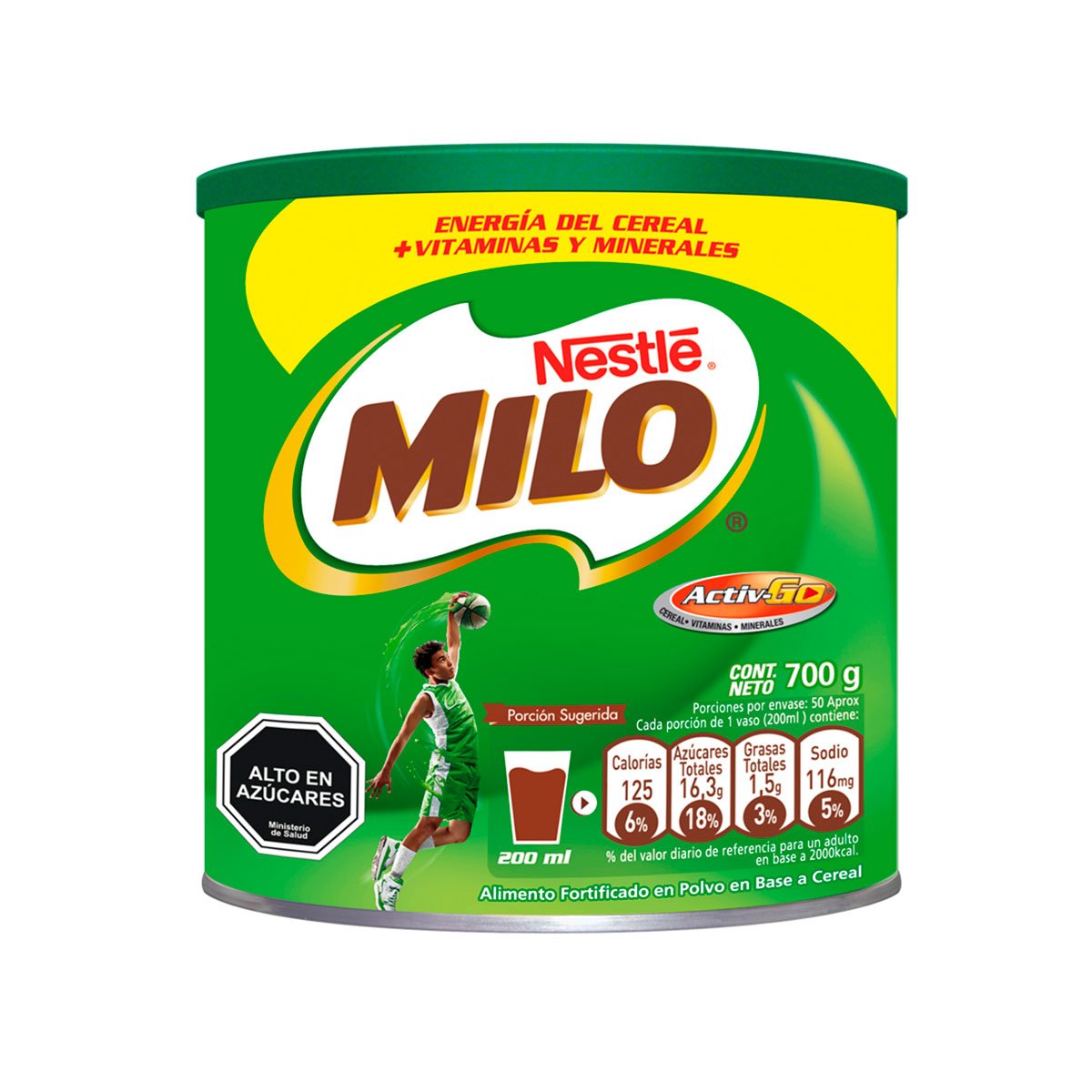 Nestlé, Milo Tarro 700 g, Cód. 1190 - Distribuidora Santiago