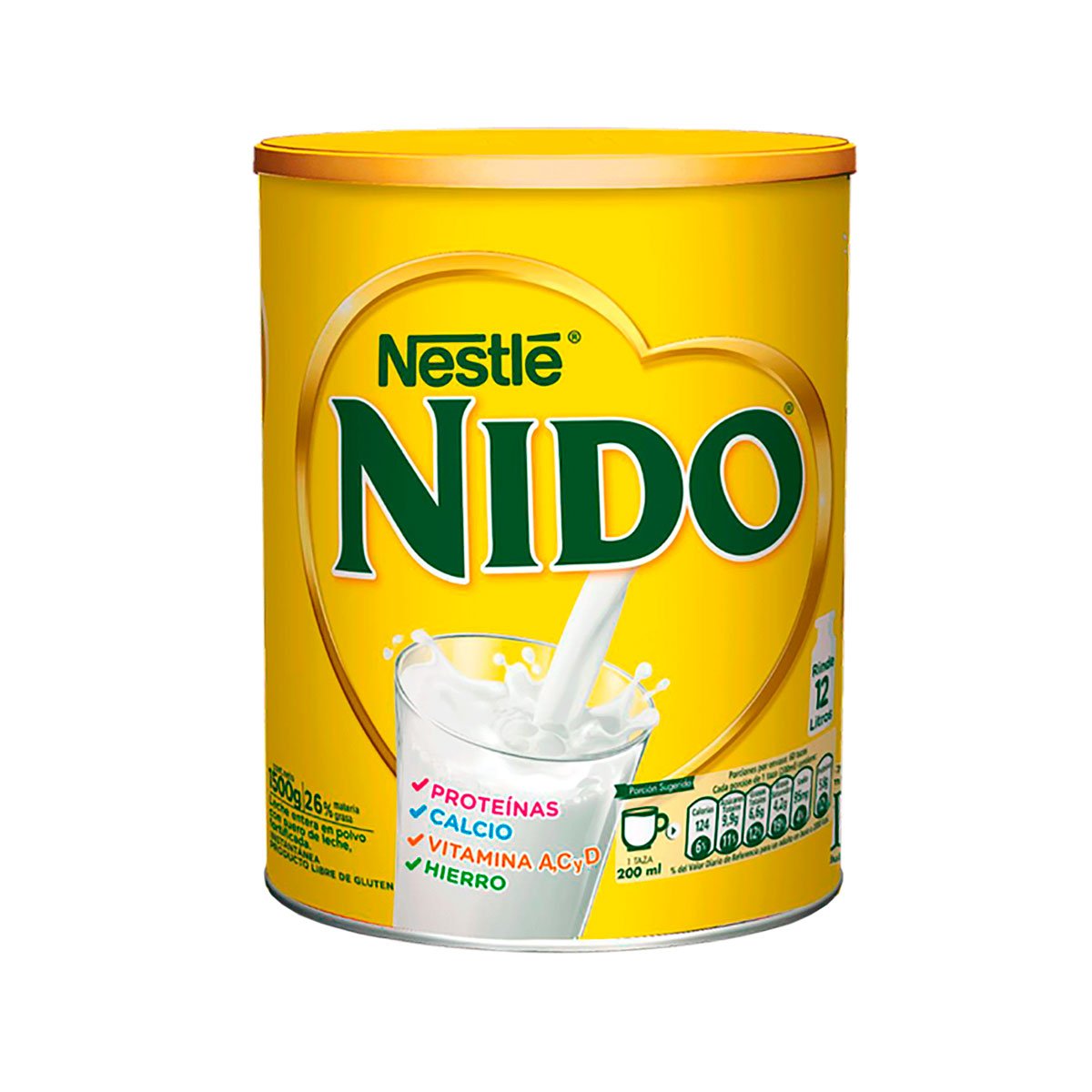 Nido, Leche Instantanea 1,5 kg, Cod 676 - Distribuidora Santiago